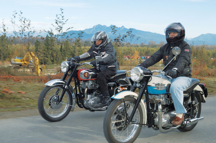1960 BSA Super Rocket vs. 1957 Triumph Tiger 110 - Motorcycle Classics